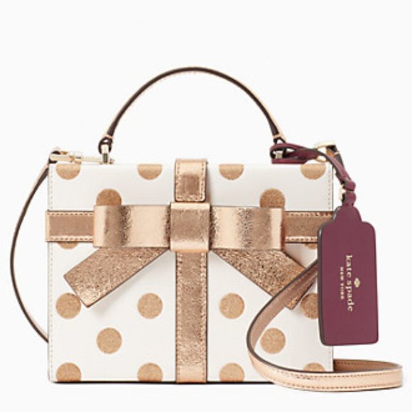 kate spade | Bags | Kate Spade Wrapping Party Gift Box Crossbody Nwt ...